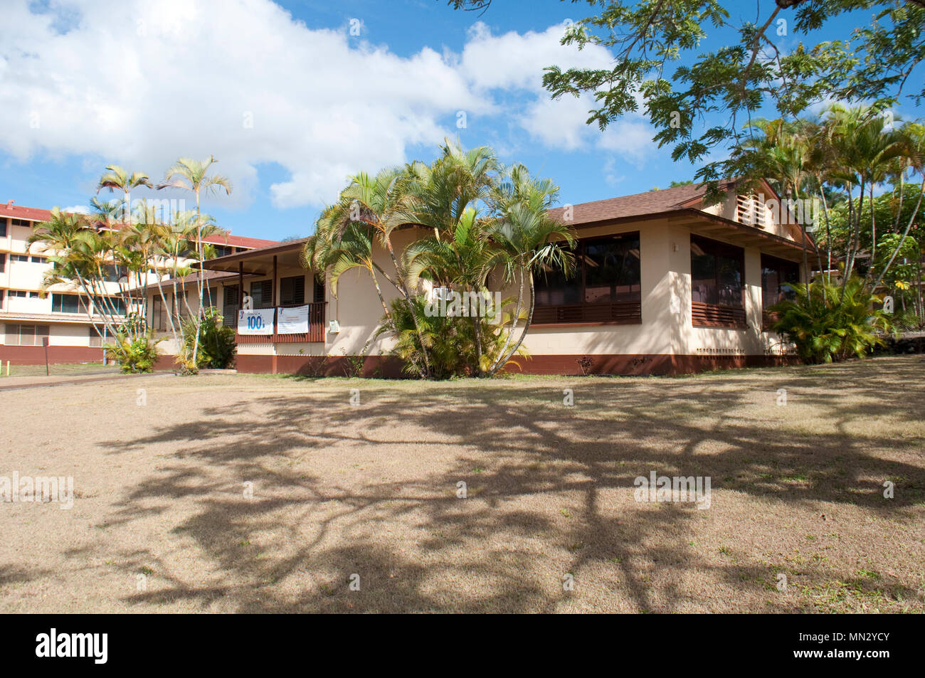 WHEELER ARMY AIRFIELD — Shown here is the exterior of one of the ASYMCA ...