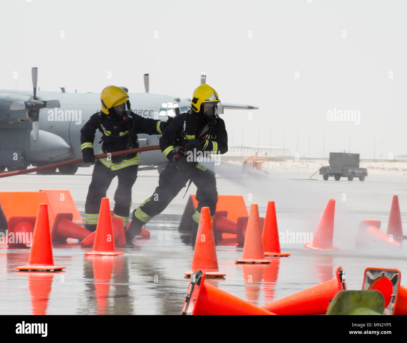 Qatar emiri air force fire department hi-res stock photography and ...