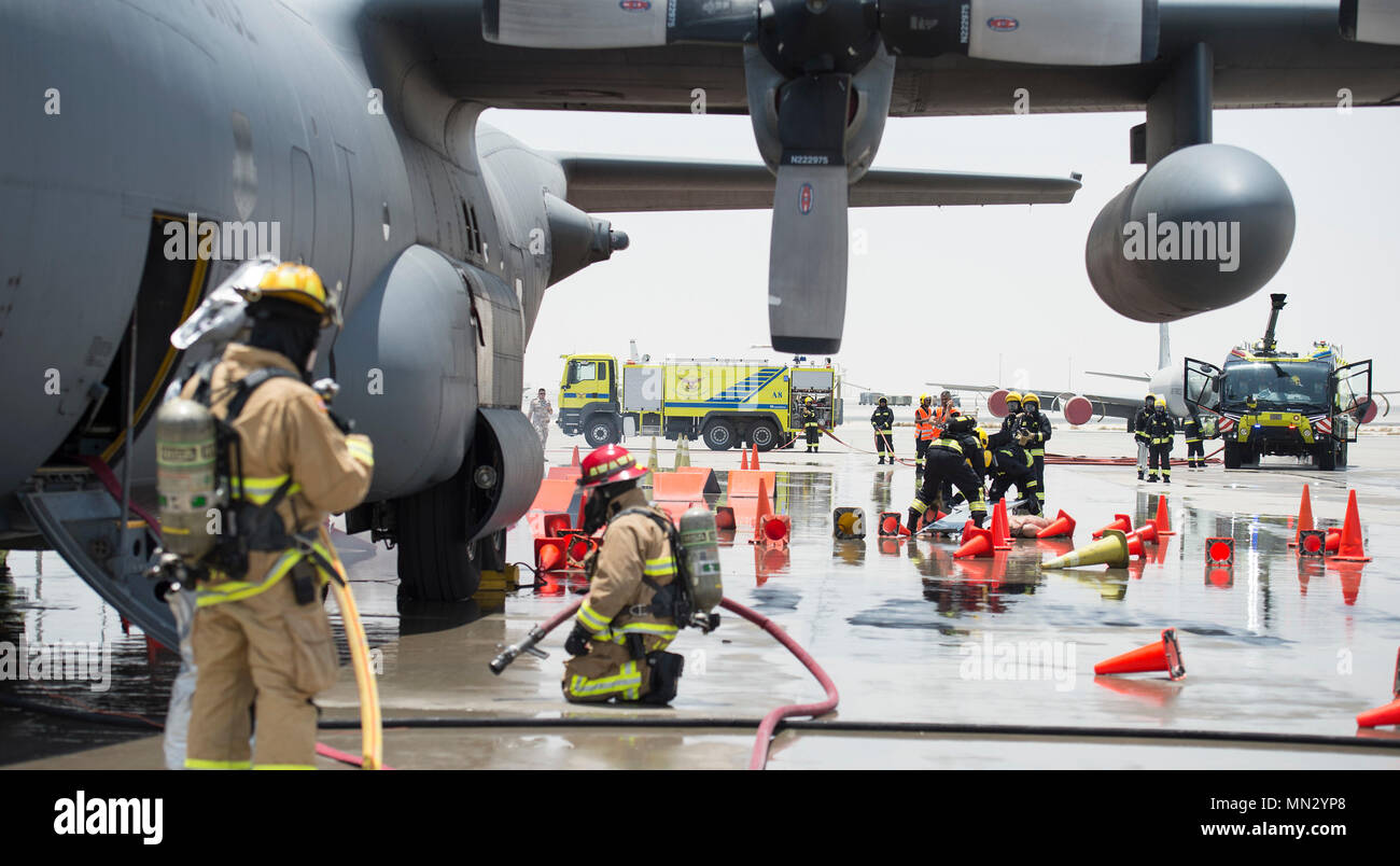 Qatar emiri air force fire department hi-res stock photography and ...