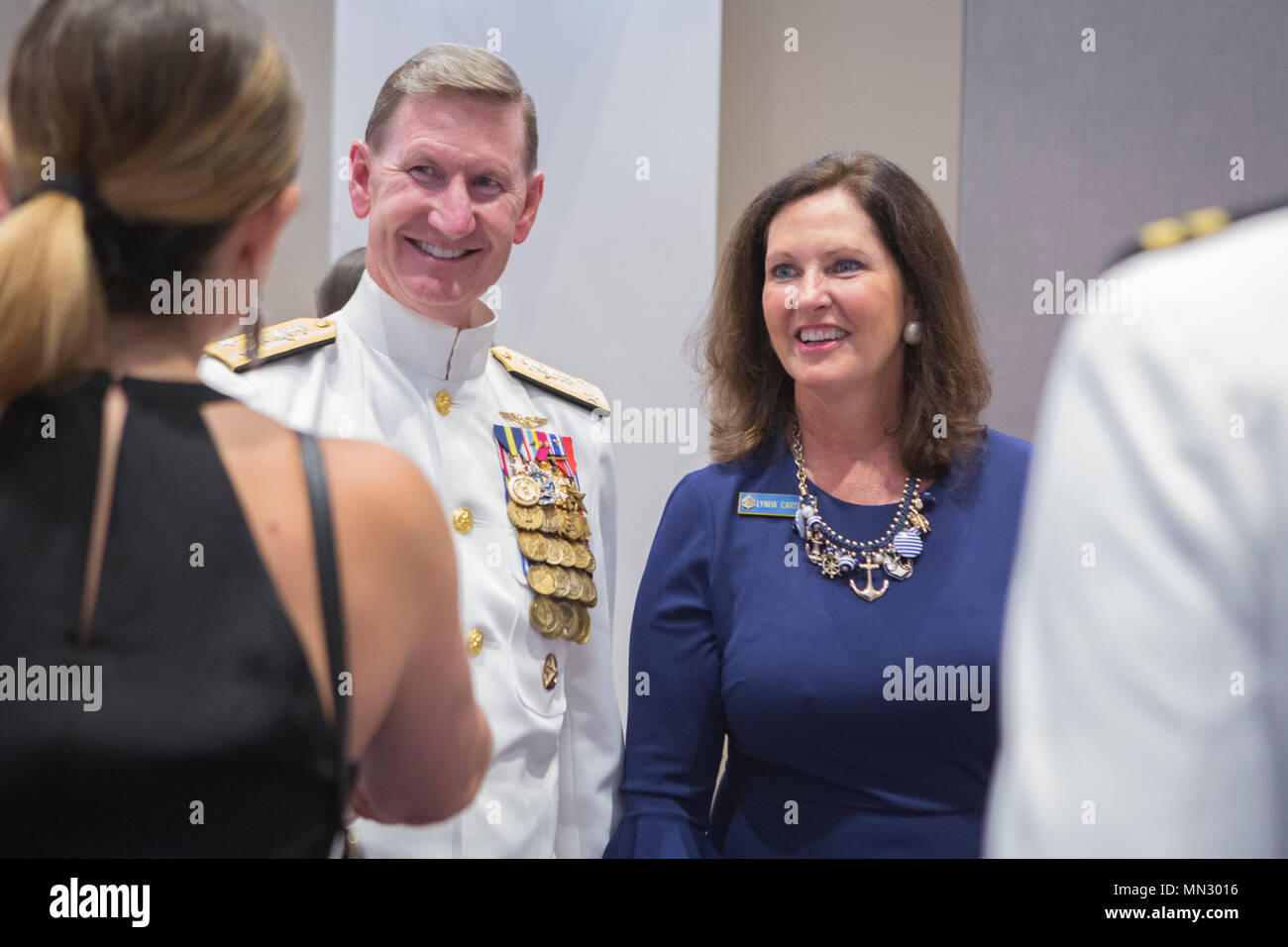 U.S. Navy Vice Adm. Walter E. Carter Jr., superintendent, U.S. Naval ...
