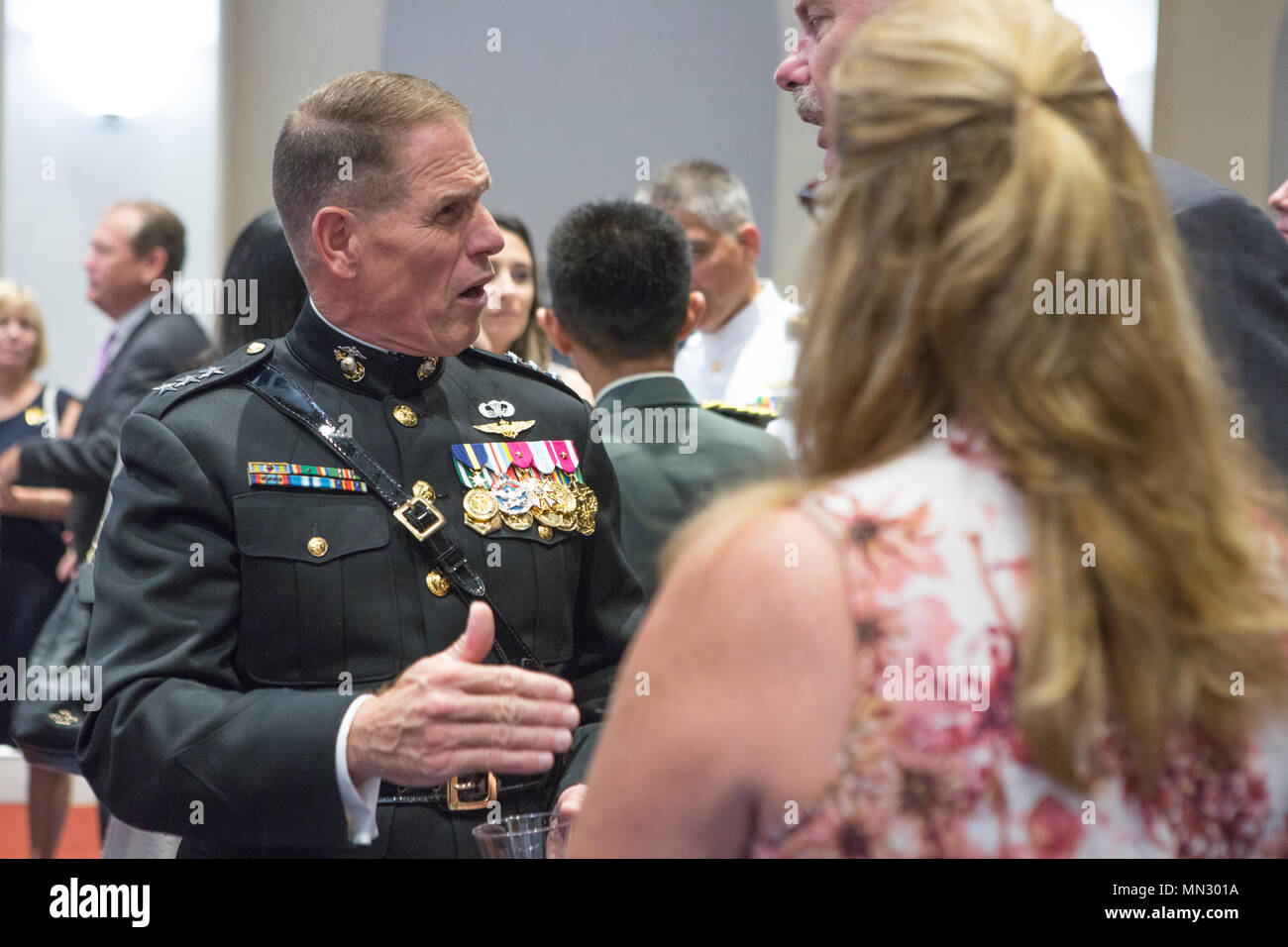 U.S. Marine Corps Lt. Gen. Robert S. Walsh, commanding general, Marine ...