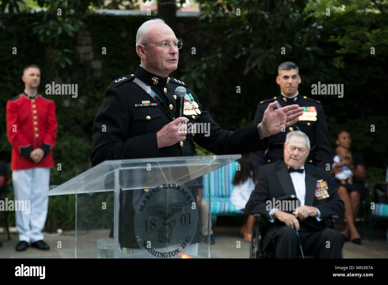 U.S. Marine Corps Lt. Gen. James B. Laster, Director of Marine Corps ...