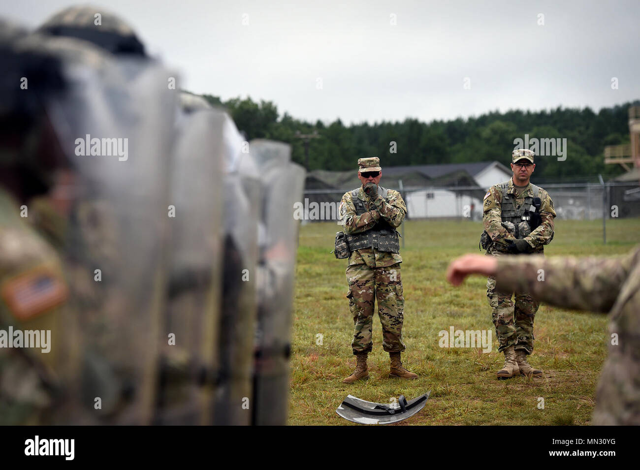 Army Reserve Chief Warrant Officer 5 Eric Nordy, left, Command Chief ...