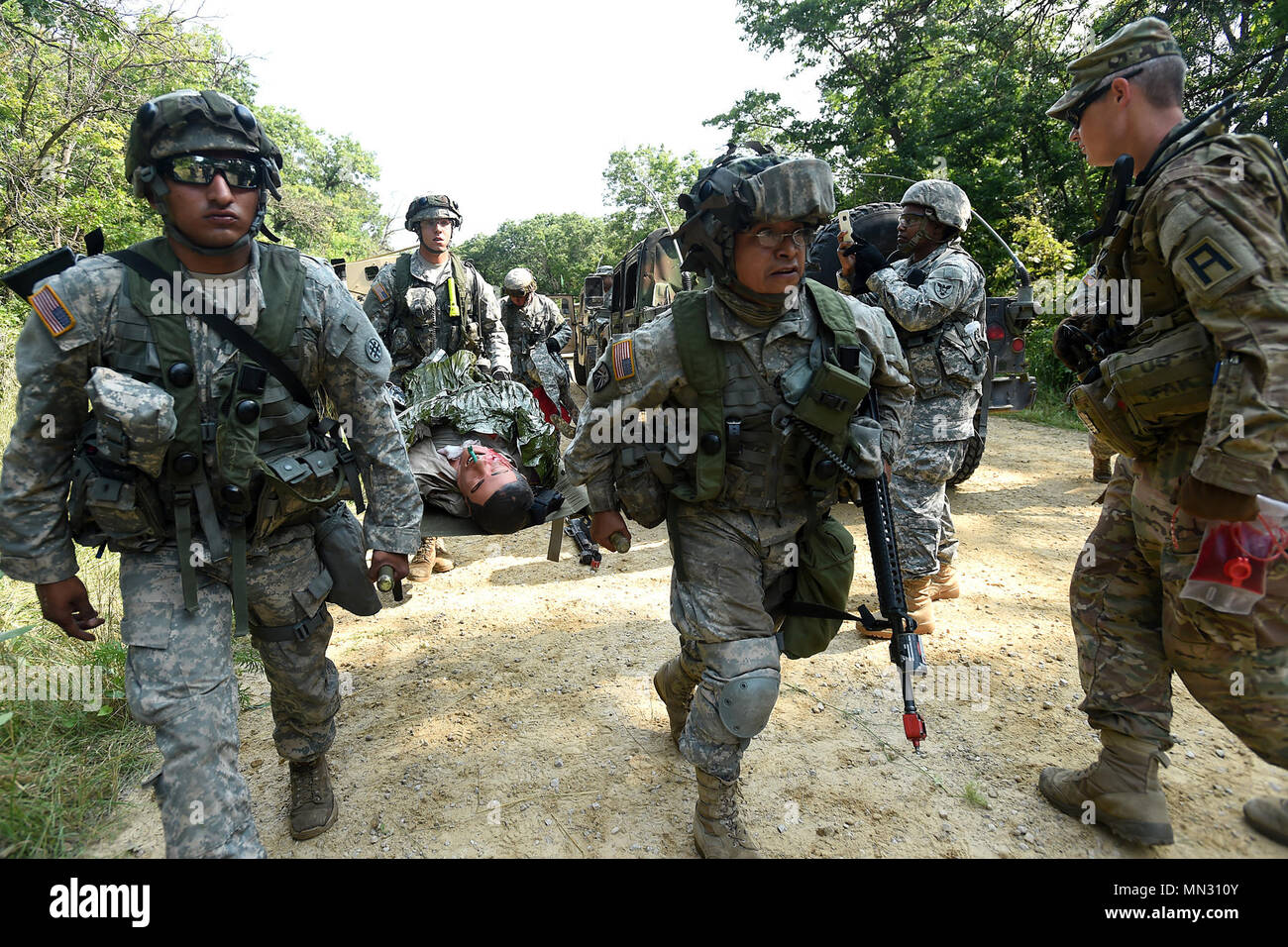 Army Reserve Soldiers, assigned to the 693rd Quartermaster Company ...