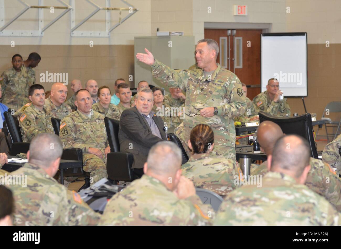 U.S. Army Reserve Maj. Gen. Steven Ainsworth lays out his leadership ...