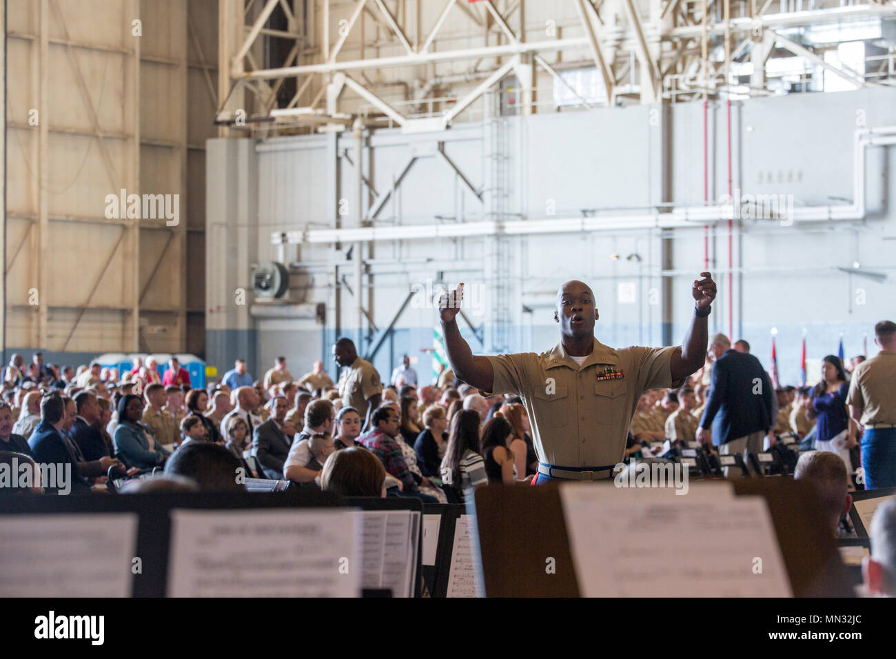 Chief Warrant Officer 2 DeMarius Jackson, band officer of Marine Corps ...