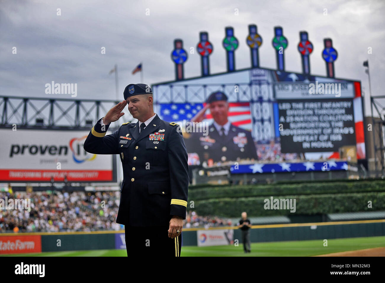 Maj. Gen. Joseph Martin, commanding general of the 1st Infantry ...