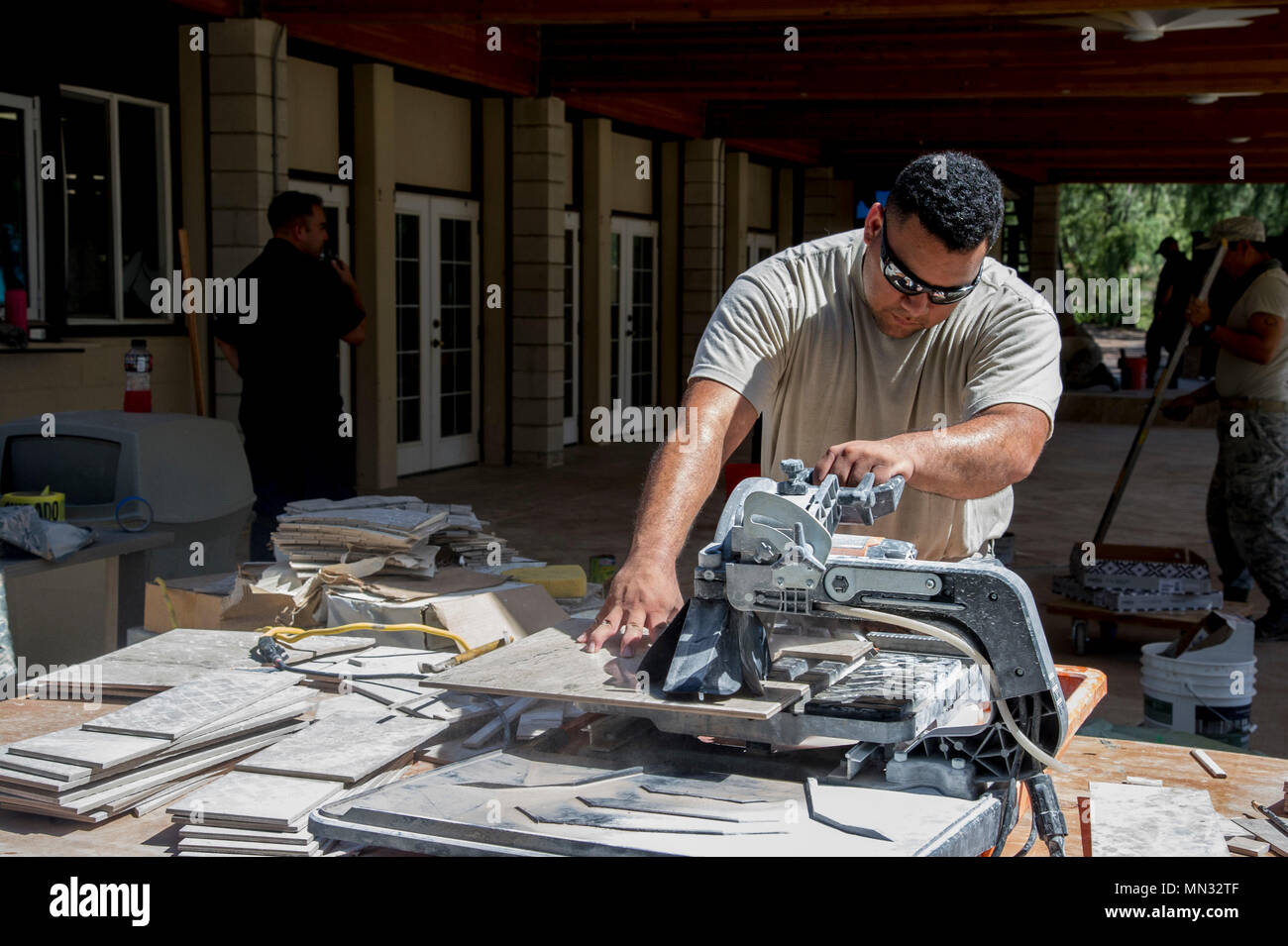 U.S. Air Force Airman Nicholas Montijo, of Ewa Beach, Hawaii, a ...