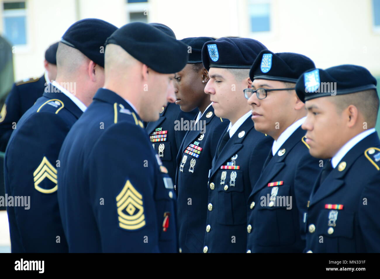 First Sergeant Stephen Williams, assigned to Eco 1-3 AVN conducts in ...