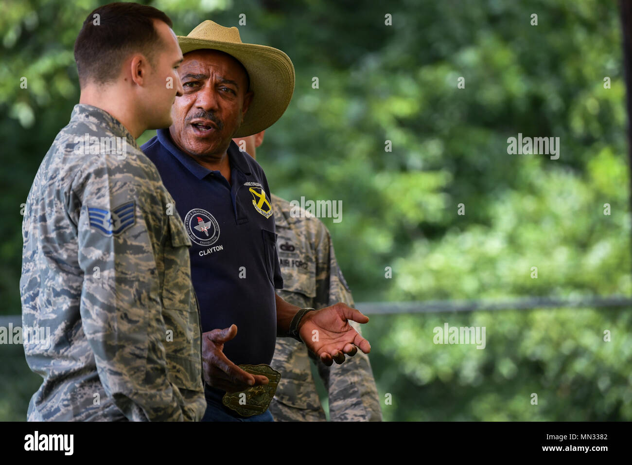 Mr. Oscar Clayton, 341st Training Squadron senior military working dog ...