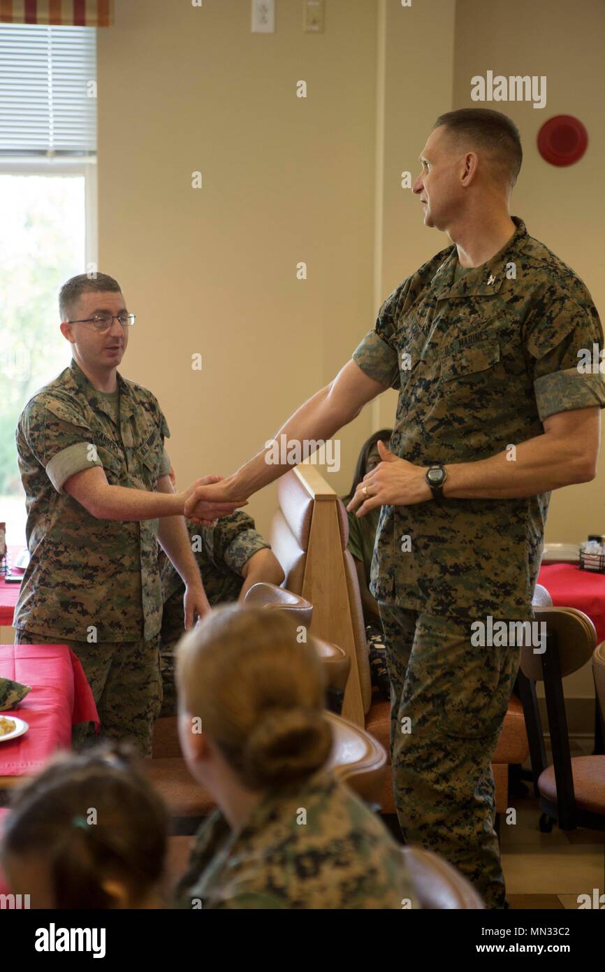 U.S. Marine Corps Col. Samuel C. Cook, battalion commander ...
