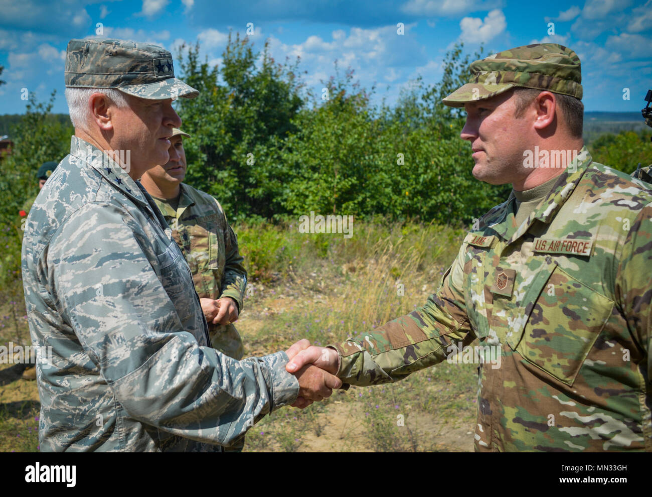 Lt. Gen. L. Scott Rice, Air National Guard Director, and Master Sgt ...