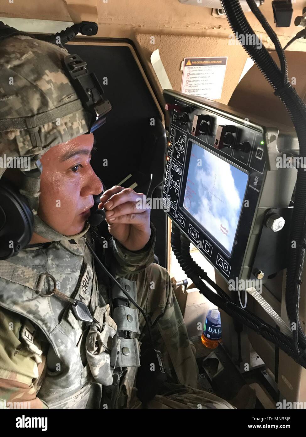 Spc. Ian Dela Cruz, a motor transport operator with the 396th Composite ...