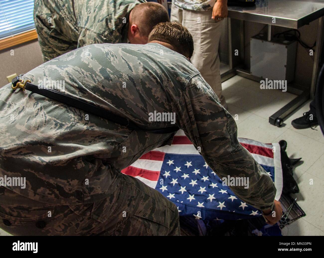 The 375th Security Forces Squadron personnel said goodbye to military ...