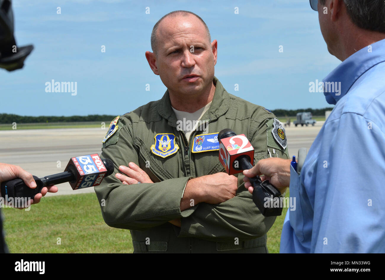 Col. Kurt Matthews, 920th Rescue Wing commander interviewed with local ...