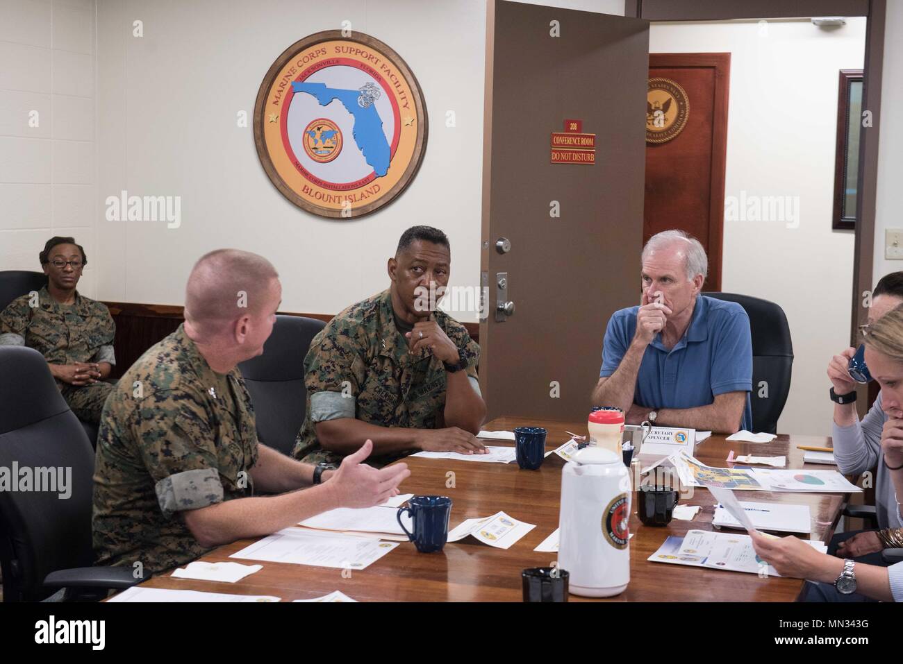 170825-N-LV331-002 JACKSONVILLE, Fla. (Aug. 25, 2017) Secretary of the ...