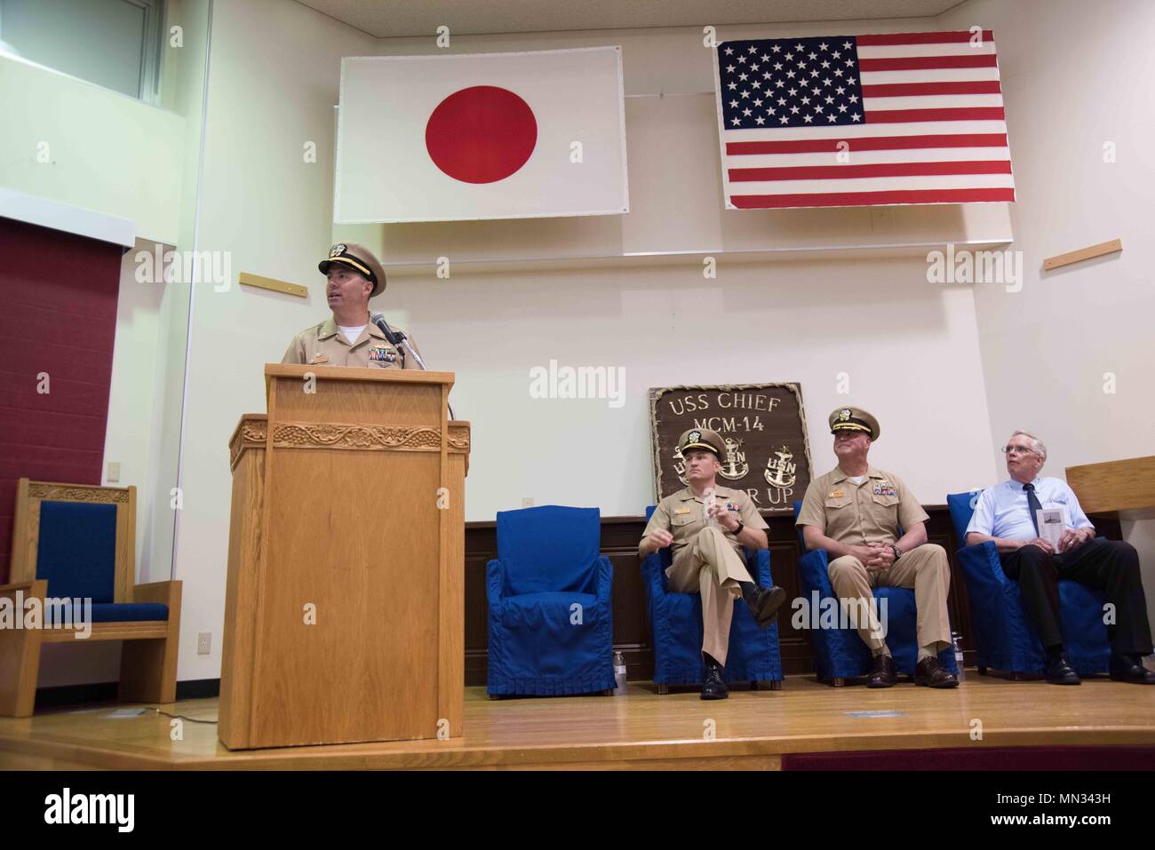 170825-N-IO414-096 SASEBO, Japan (August 25, 2017) Lt. Cmdr. William ...