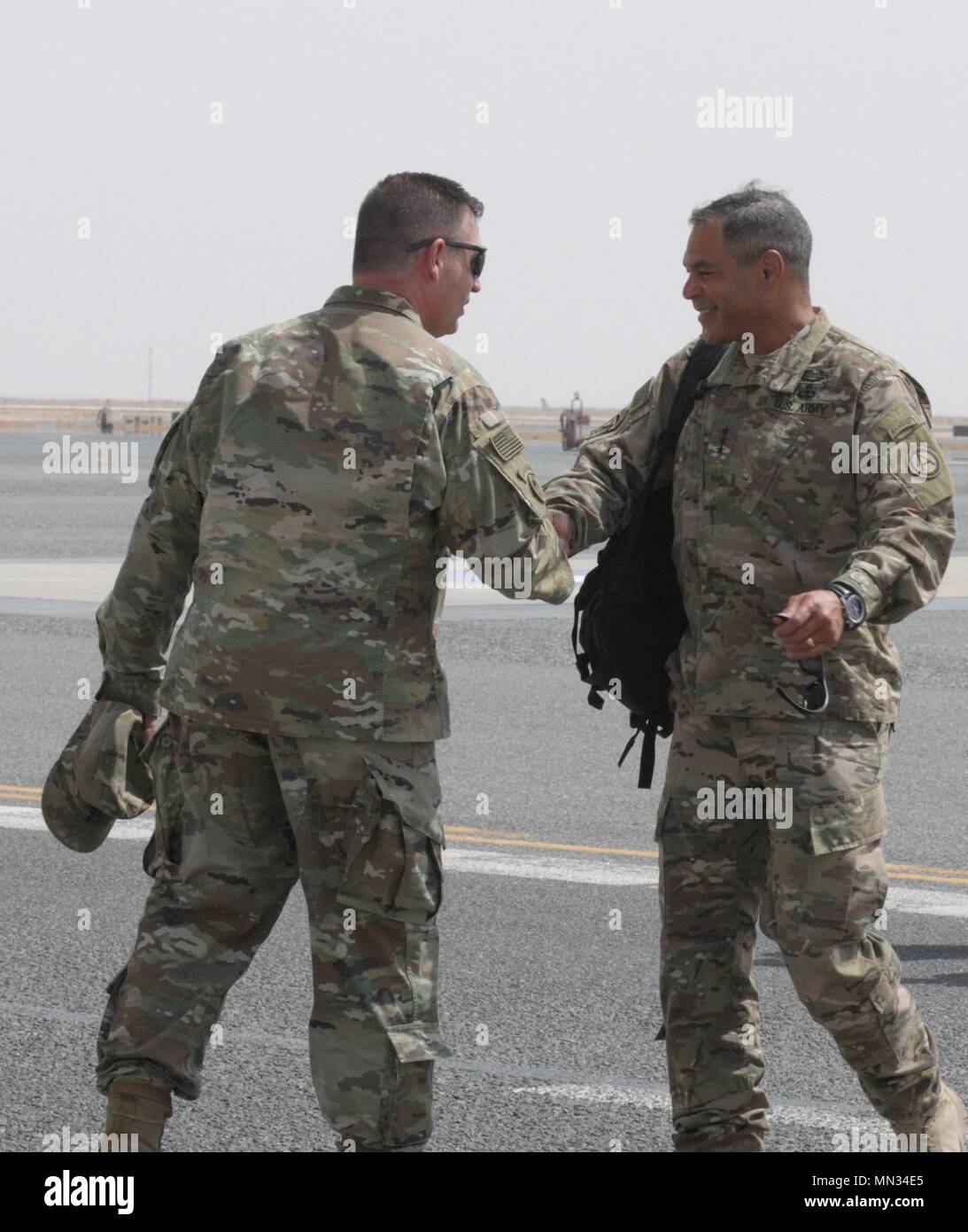 Col. Mark Beckler (left), 29th Combat Aviation Brigade commander ...