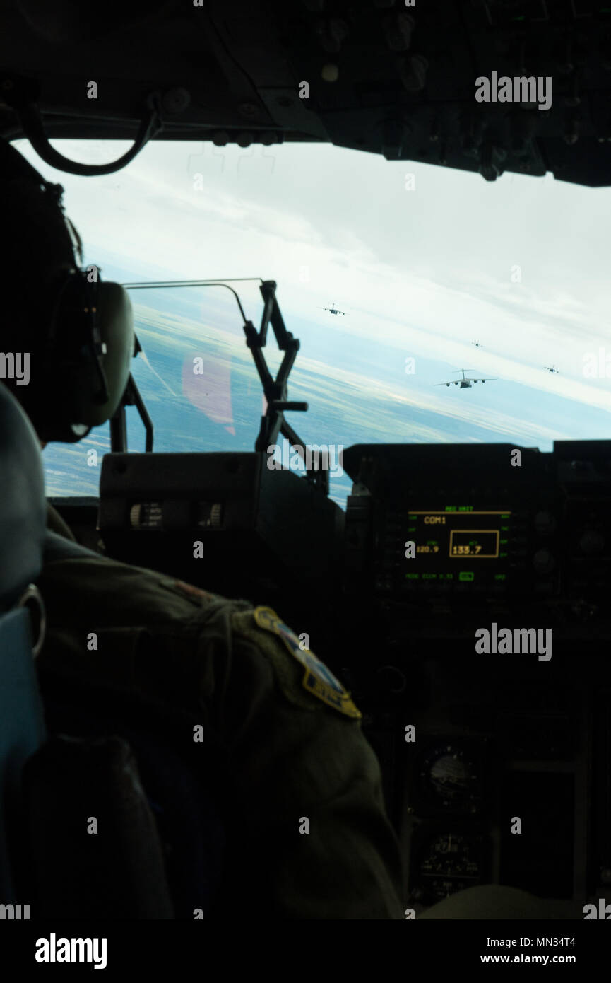 U.S. Air Force C-17 Pilot Maj. Chance Harridge/317th Airlift Squadron ...