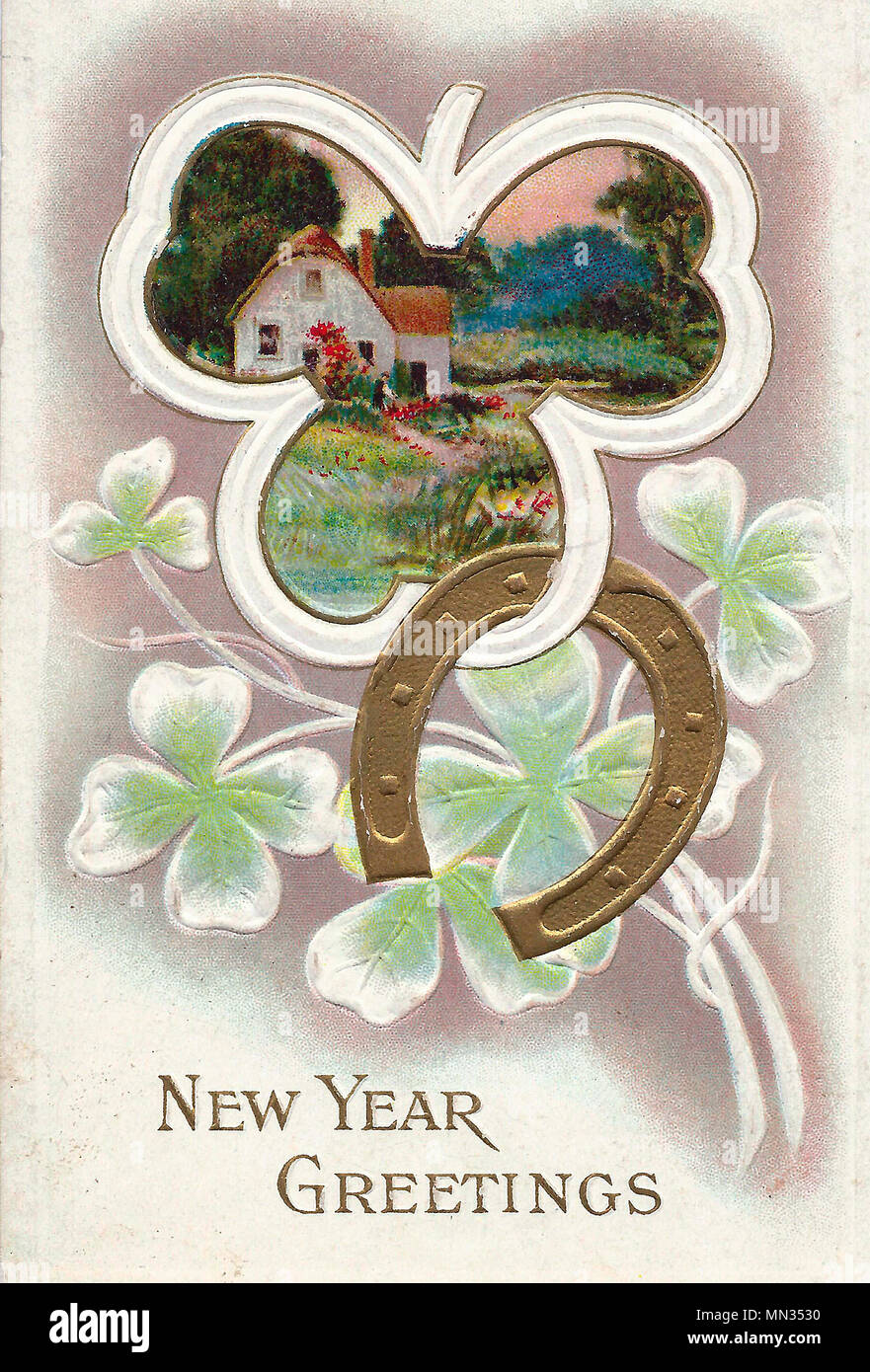 Vintage New Years Eve Postcards
