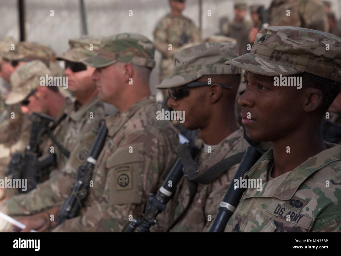U.S. Army Paratroopers, deployed in support of Combined Joint Task ...