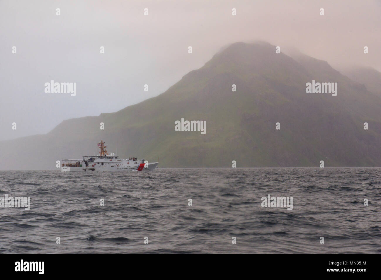 The crew of the Coast Guard Cutter Bailey Barco (WPC 1122), a fast ...