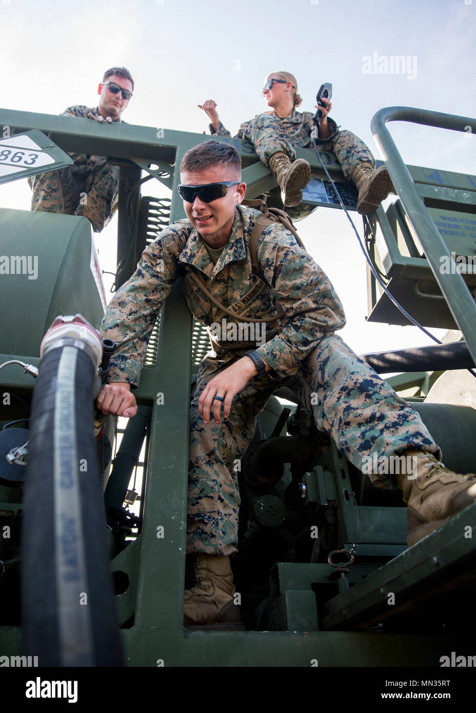 U.S. Marine Corps Lance Cpl. Nolan G. Dodd, a motor transport operator ...