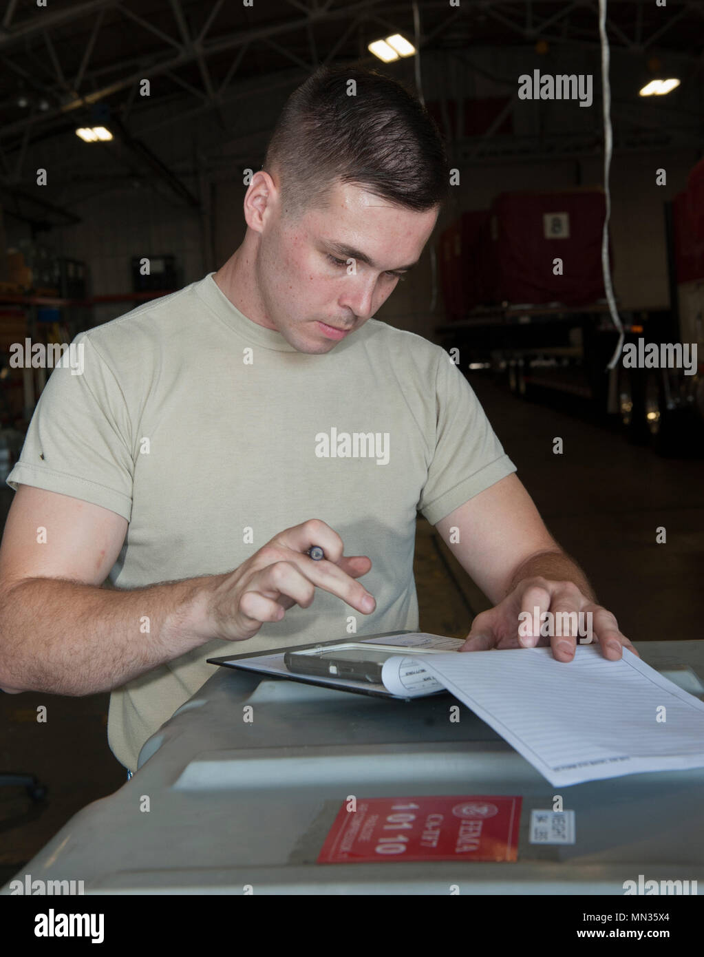 U.S. Air Force Airman 1st Class Colton Figura, 60th Aerial Port ...