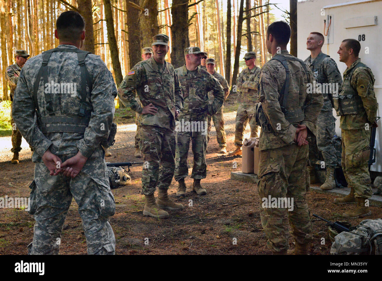 Oregon Army National Guard Brig. Gen. William Edwards, Land Component ...