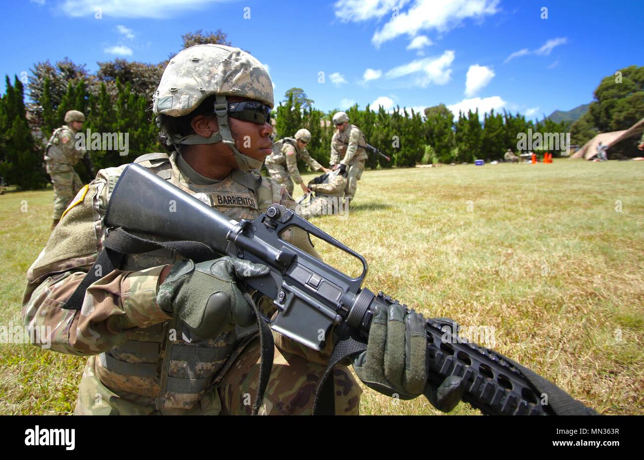 SCHOFIELD BARRACKS, Hawaii – A Soldier with the 25th Composite Truck ...