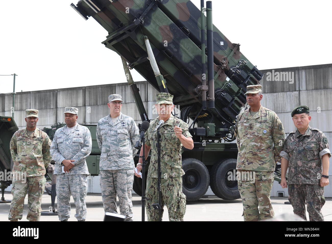 Adm. Harry B. Harris Jr., U.S. Pacific Command commander; Gen. John E ...
