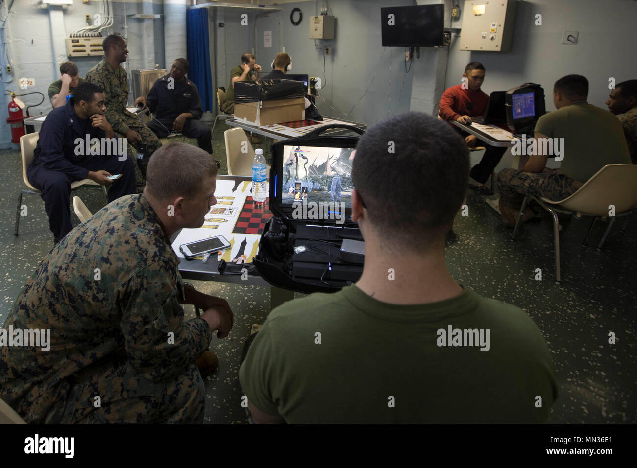 SOUTH CHINA SEA - Marines with 15th Marine Expeditionary Unit and ...