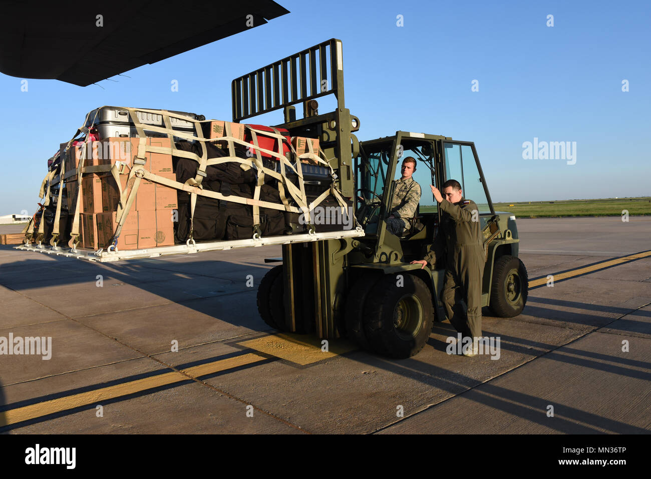 Senior Airman Benjamin Anderson, a 137 SOLRS small air terminal ...