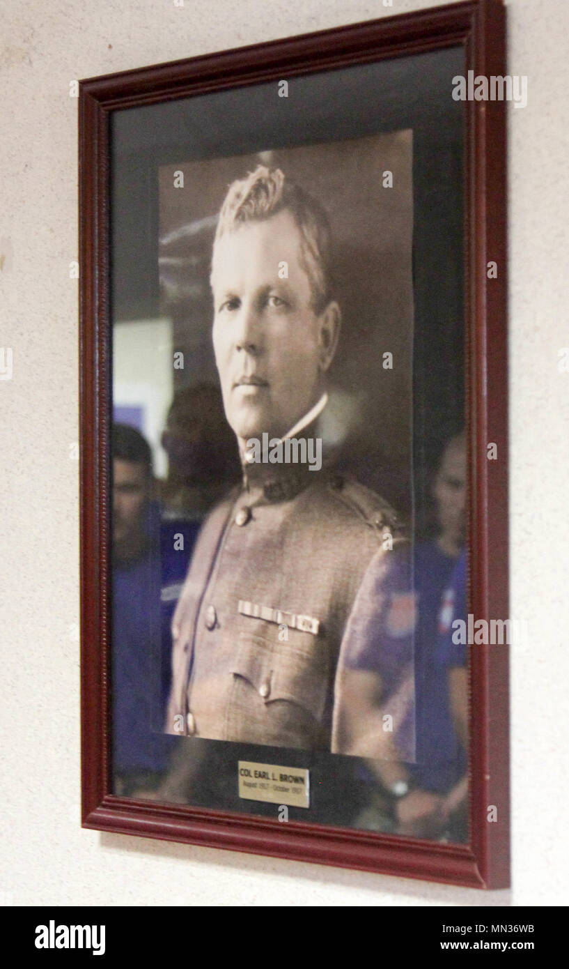 A picture of Col. (Ret.) Robert Melchior during a photo dedication ...