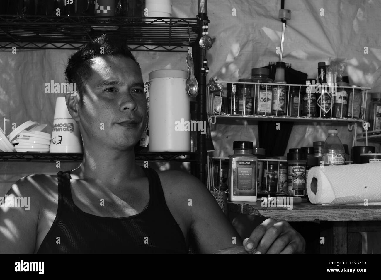 Benjamin Mather, a Bravo Base resident, explains the roles he plays in ...