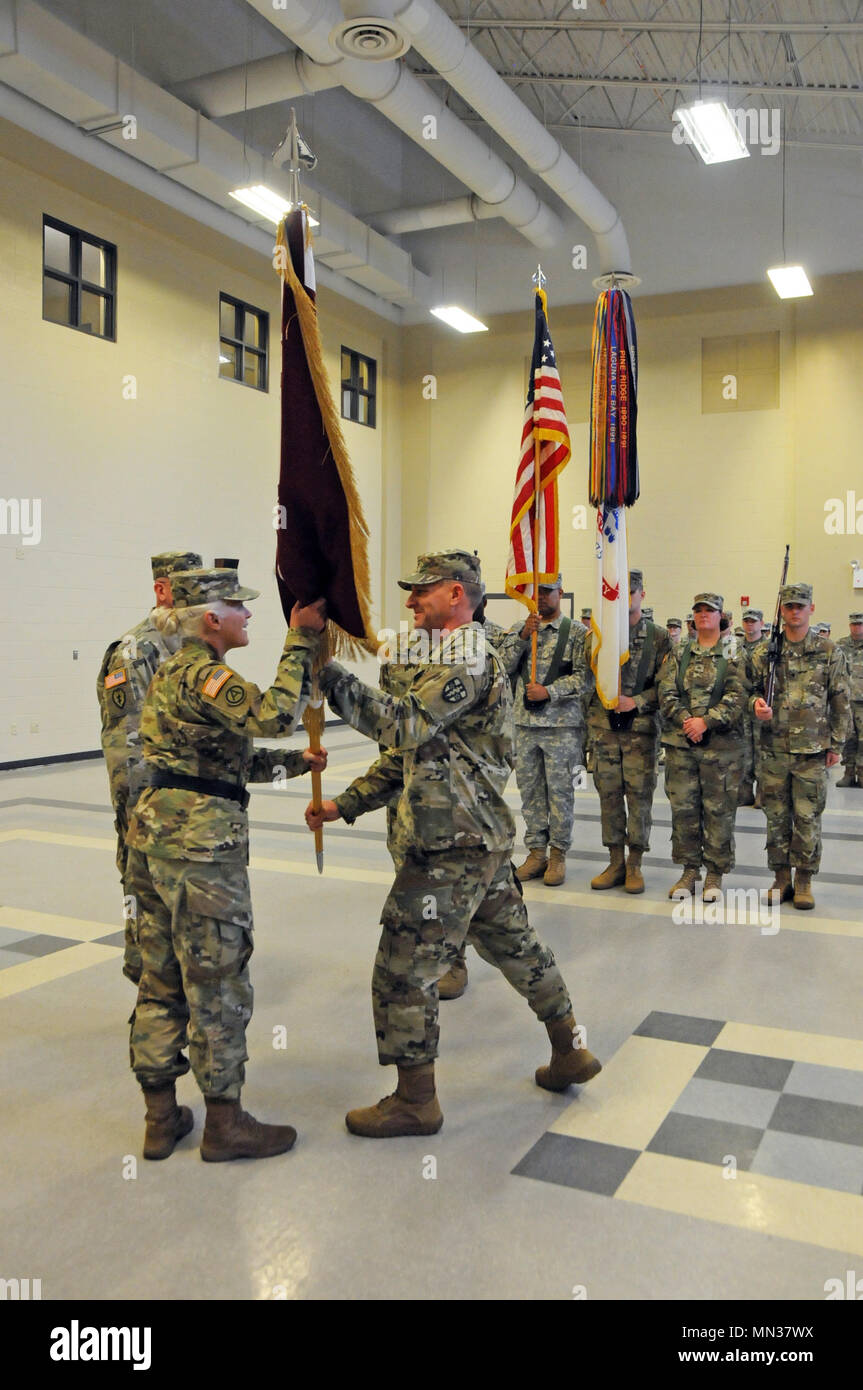 U.S. Army Reserve Col. Scott Lynn, outgoing commander of the Southeast ...