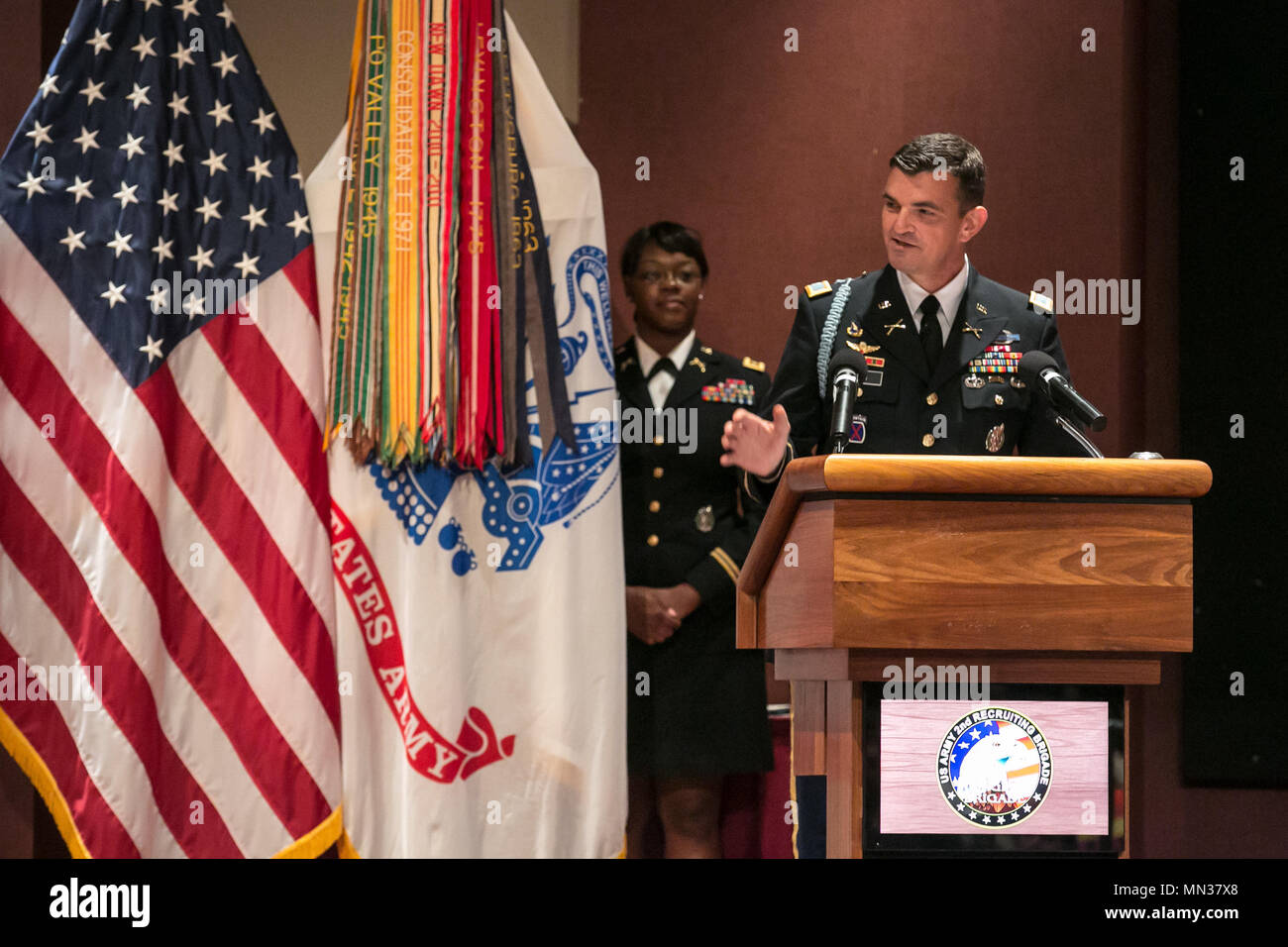 U.S. Army Col. Mark P. Olin, commander of 2nd Recruiting Brigade, hosts ...
