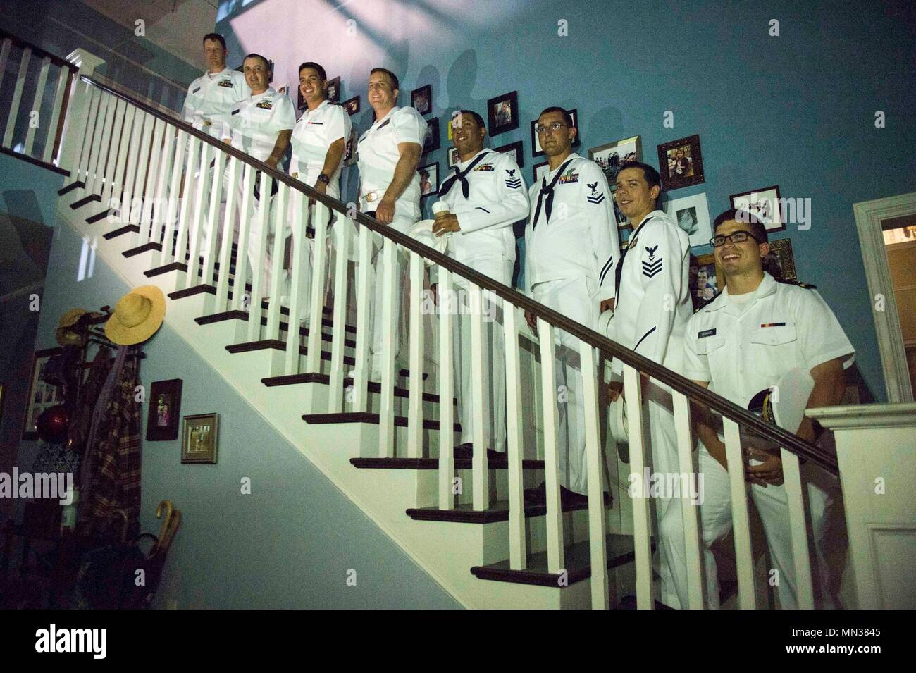 LOS ANGELES (Aug. 30, 2017) Sailors from the Los Angeles-class fast ...