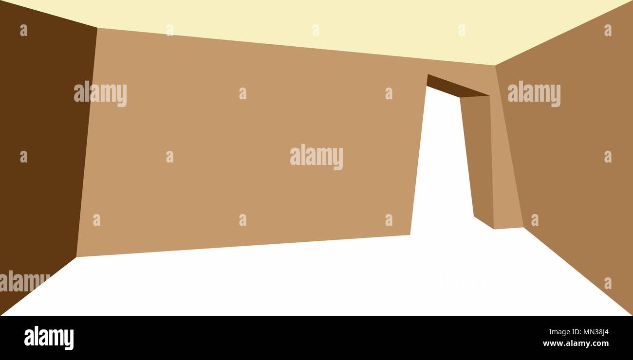 Empty modern hall room Stock Vector Images - Alamy