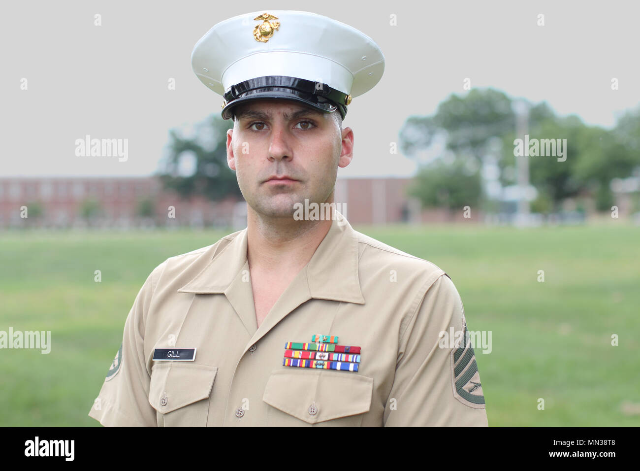 U.S. Marine Corps Staff Sgt. Dustin Gill, a recruiter with Recruiting ...