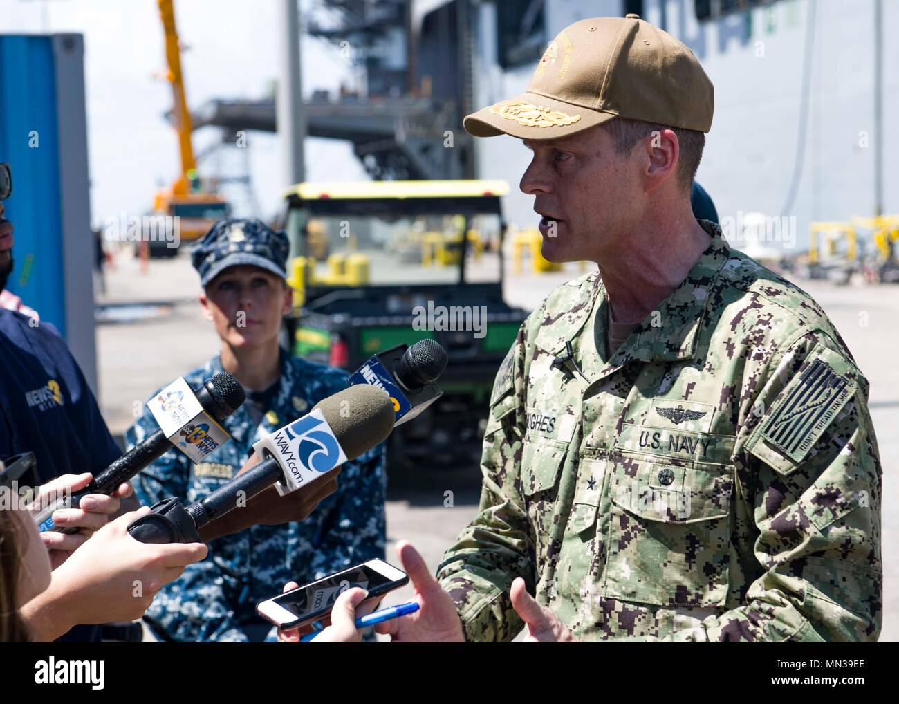 Commander Of Expeditionary Strike Group Esg 3 High Resolution Stock ...