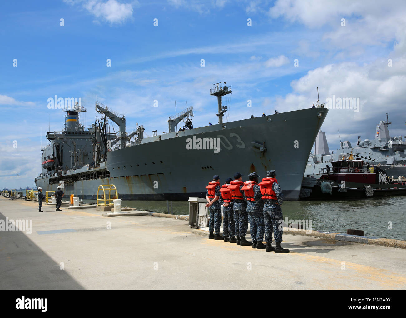 170830-N-OH262-355 NORFOLK (Aug. 30, 2017) The Military Sealift Command ...