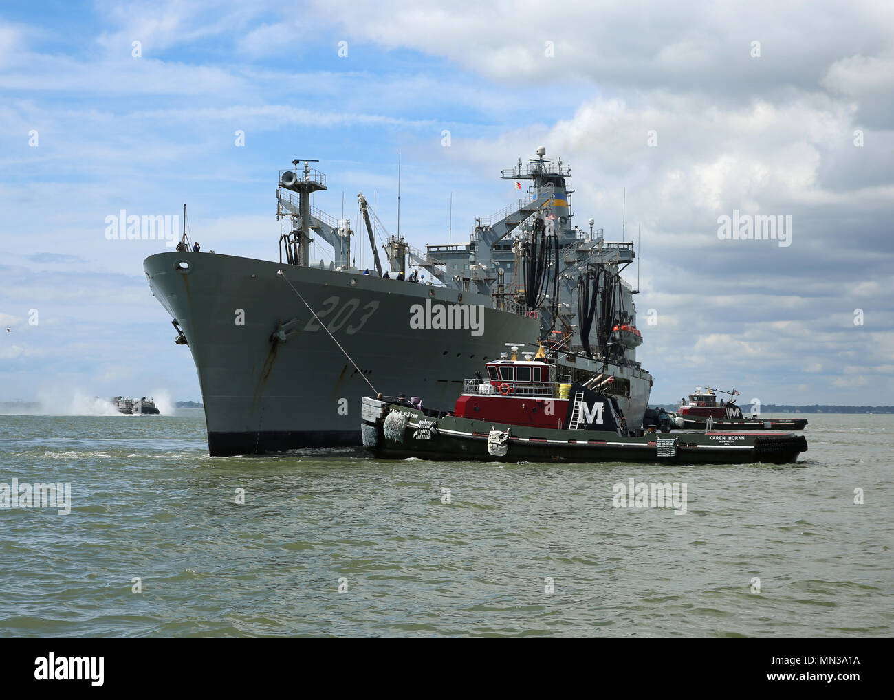 170830-N-OH262-275 NORFOLK (Aug. 30, 2017) The Military Sealift Command ...
