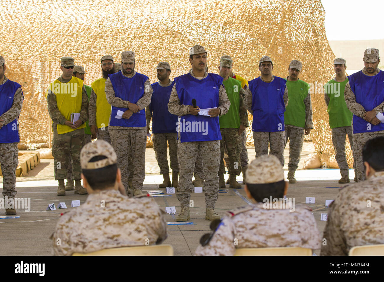 Soldiers from the 7th Brigade, Royal Saudi Land Force and the 3rd ...