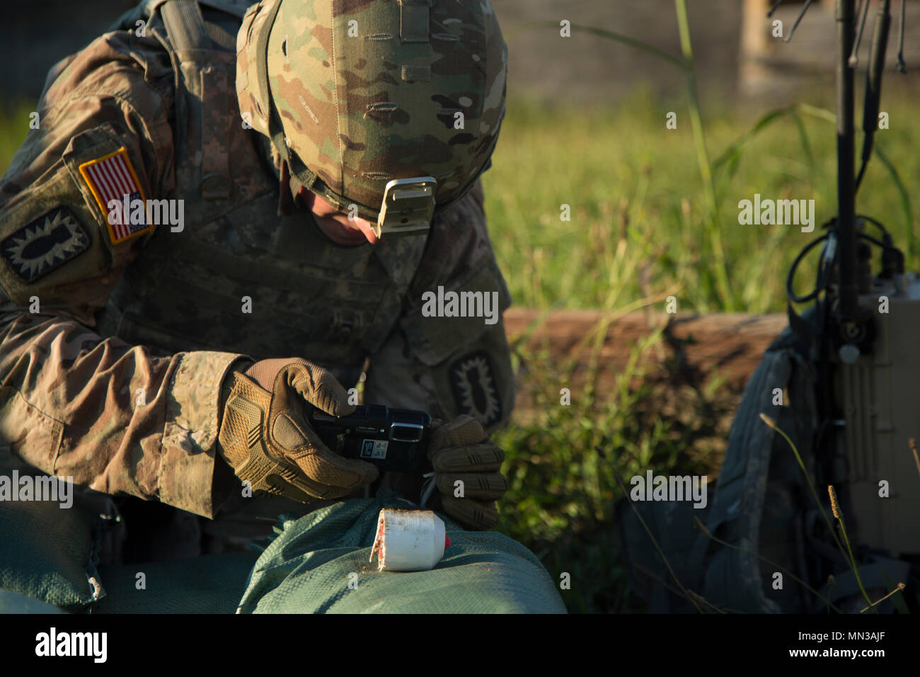 U.S. Army Sgt. 1st Class Joshua Tygret, 184 Explosive Ordnance (EOD ...