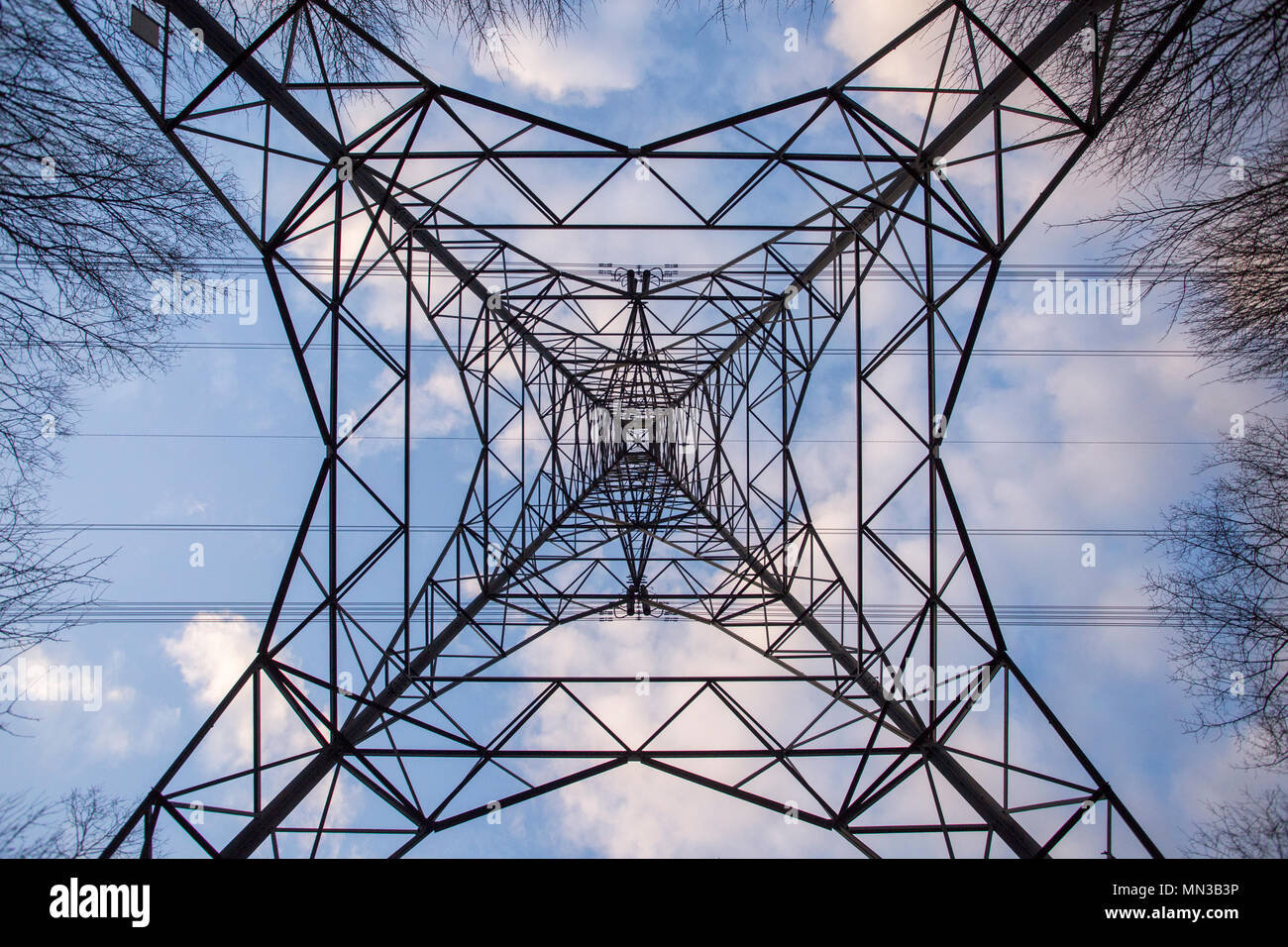 Terminal tower electricity pylon hi-res stock photography and images ...
