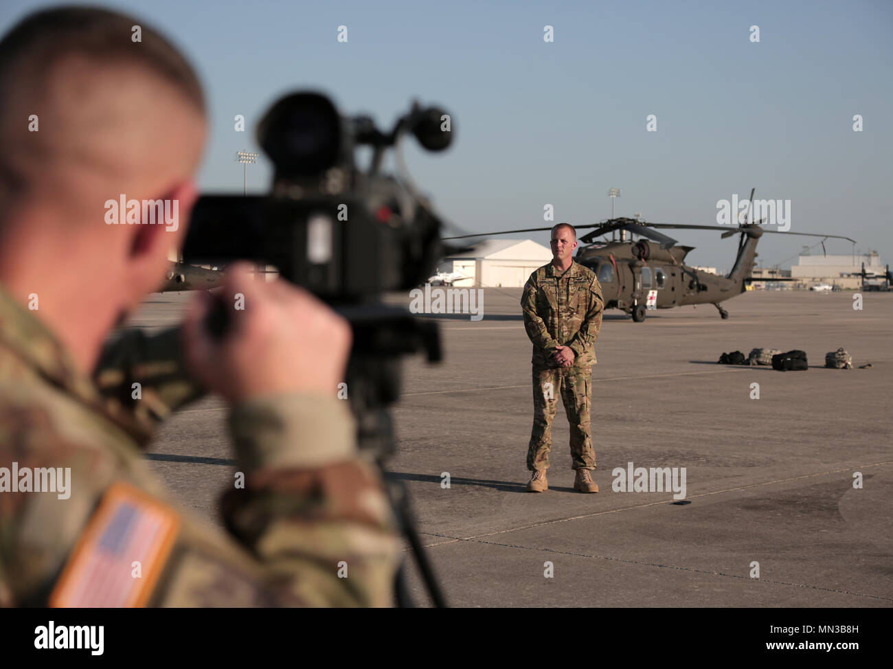 U.S. Army Staff Sgt. Carl Greenwell, assigned to 55th Signal Company ...