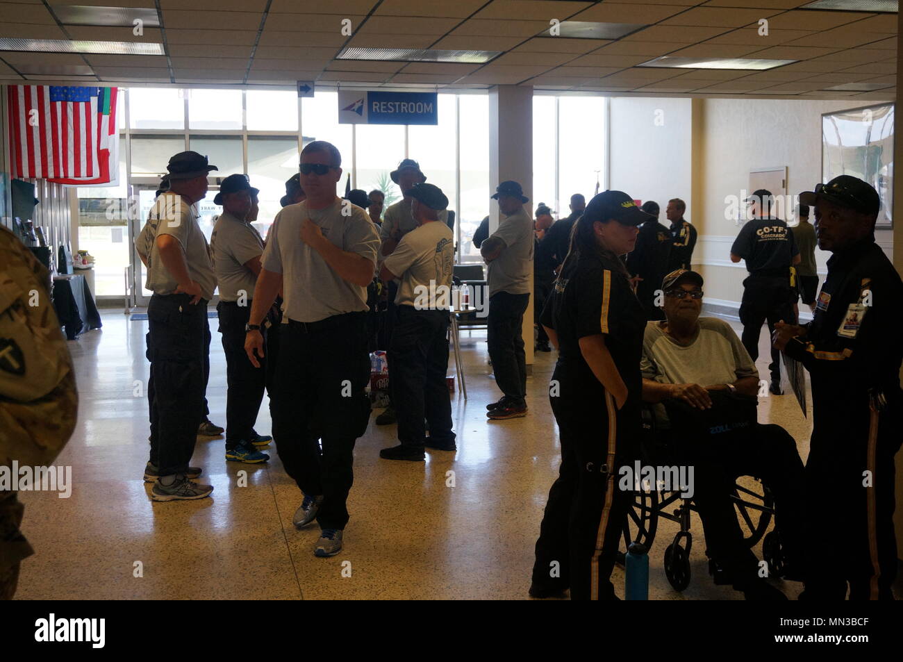 National Guard Soldiers and Emergency First Responders gather at Jack ...