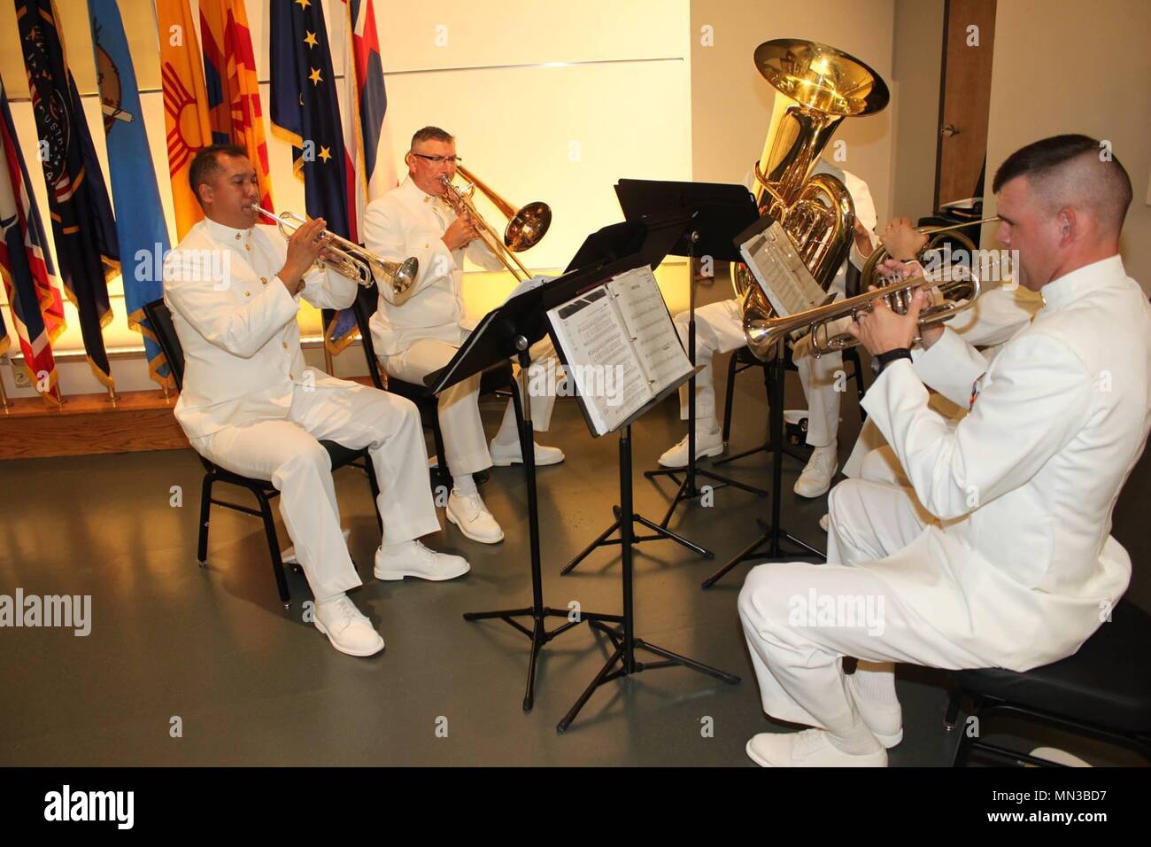 The U.S. Navy Ceremonial Brass Ensemble performed brilliantly at the ...