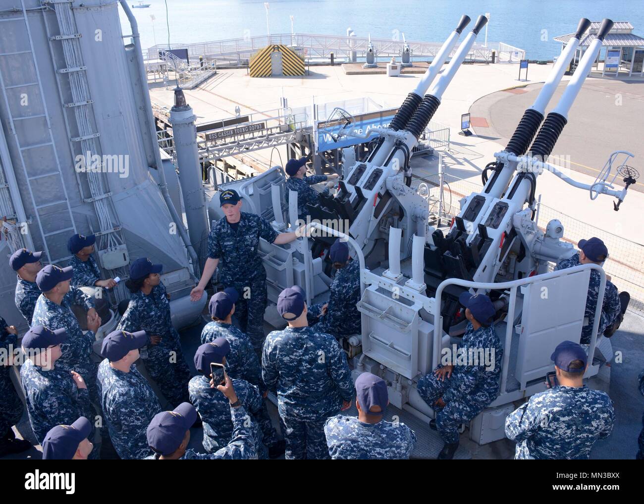 170831-N-SM577-0062 BOSTON (Aug. 31, 2017) Seaman Joseph Woynar ...